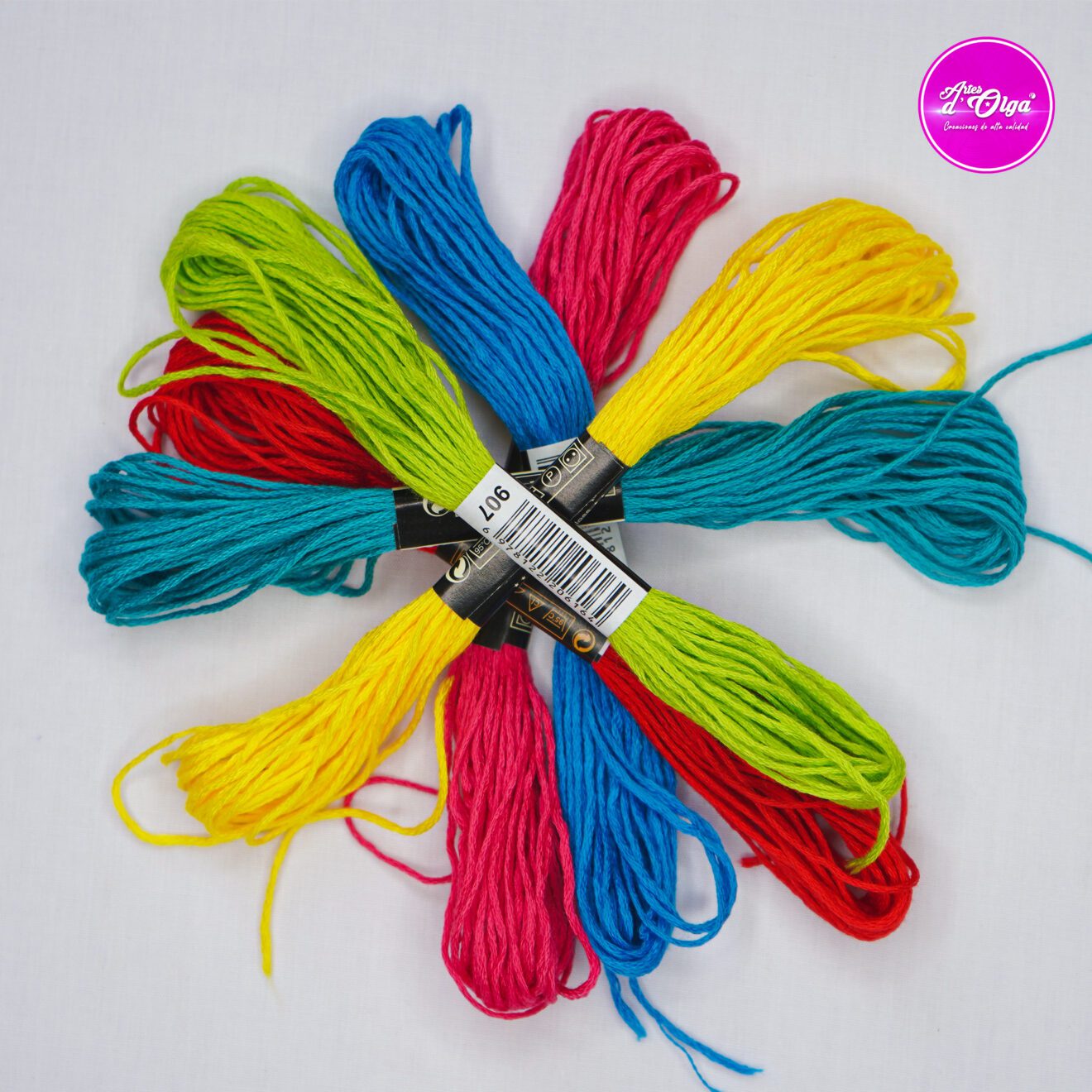 Hilo de madeja combinado – Artesd'Olga - Kits de Bordados